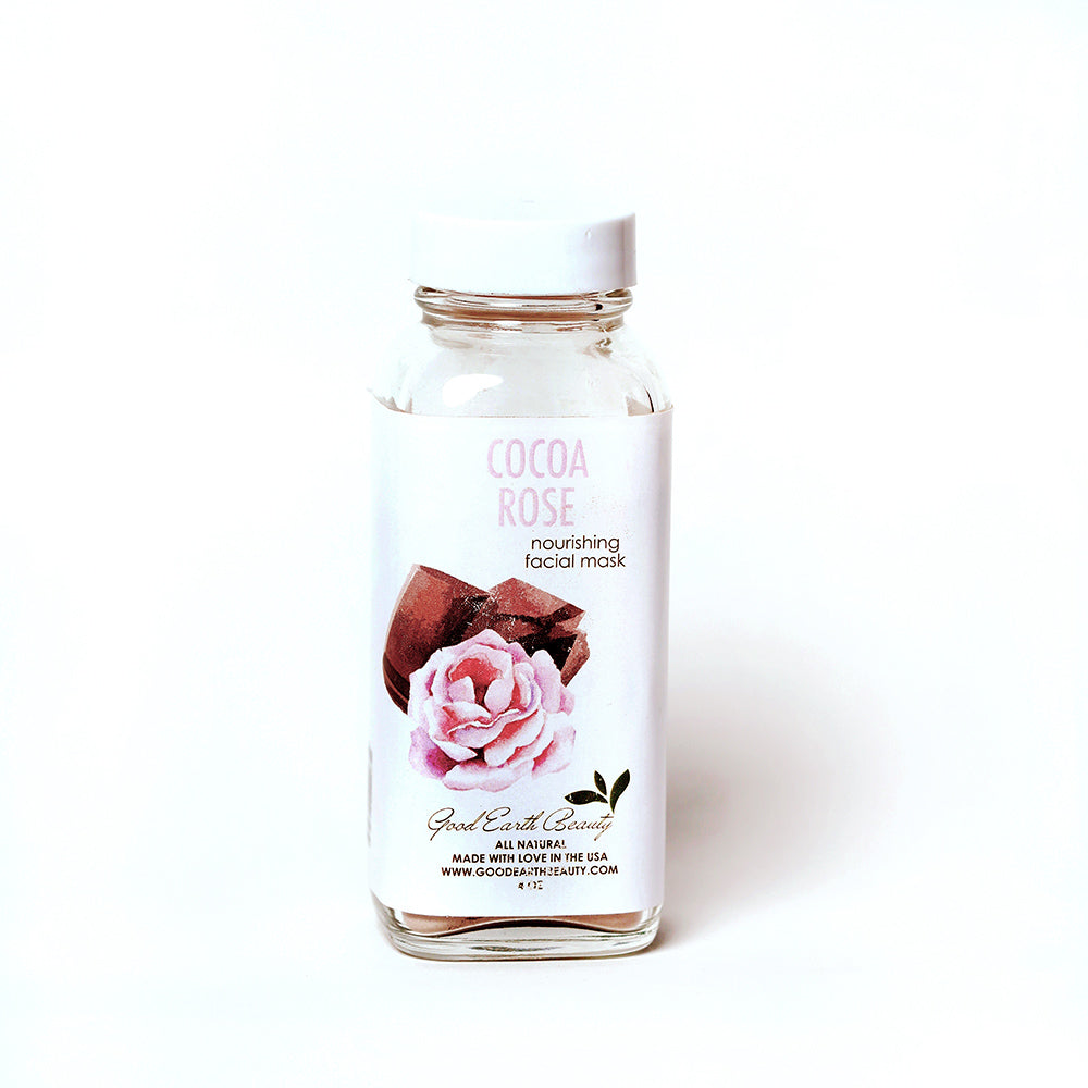 Facial Mask -Cocoa Rose Exfoliating Mask – Good Earth Beauty