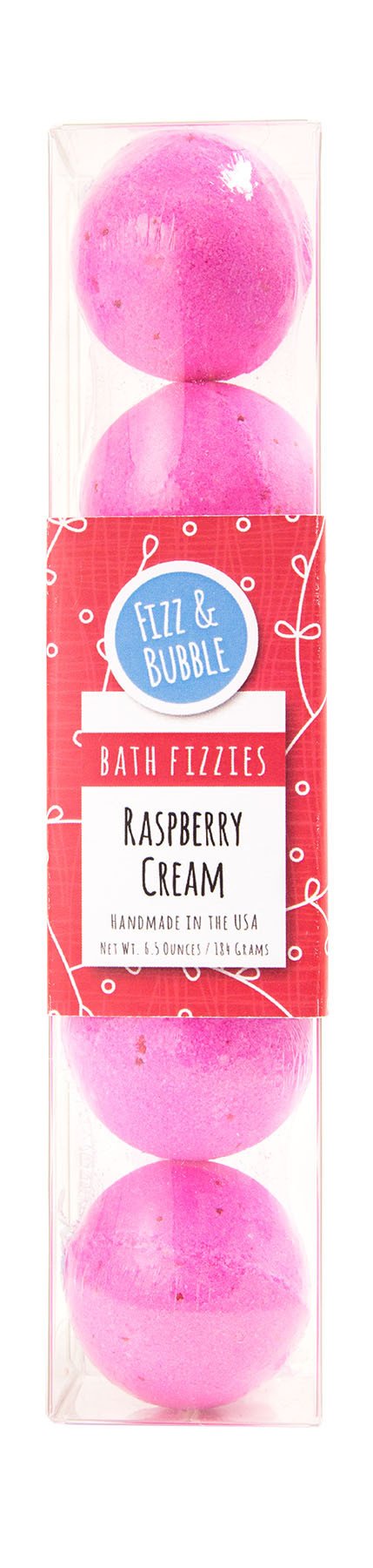 Bath Fizzy Petite Bath Bomb 5 Pack Raspberry Cream – Good Earth Beauty