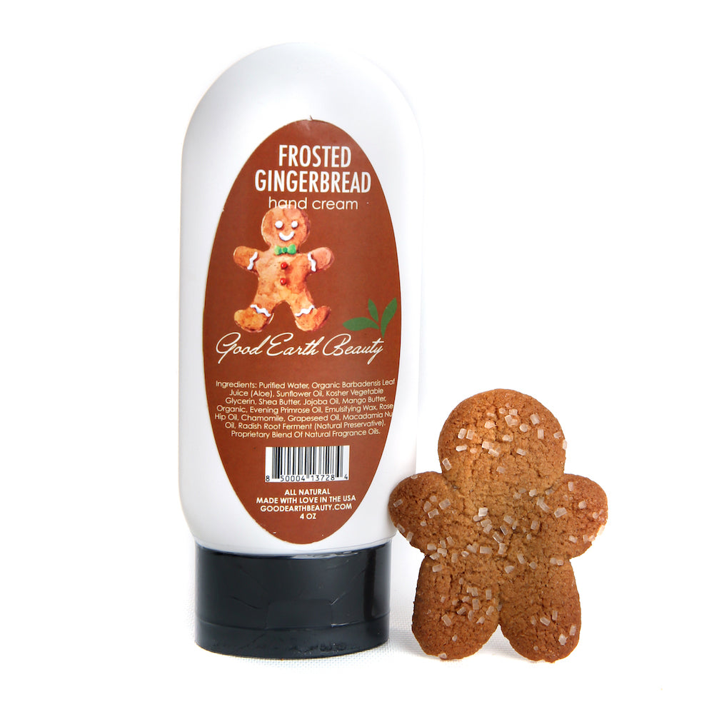 Hand Cream Frosted Gingerbread – Good Earth Beauty