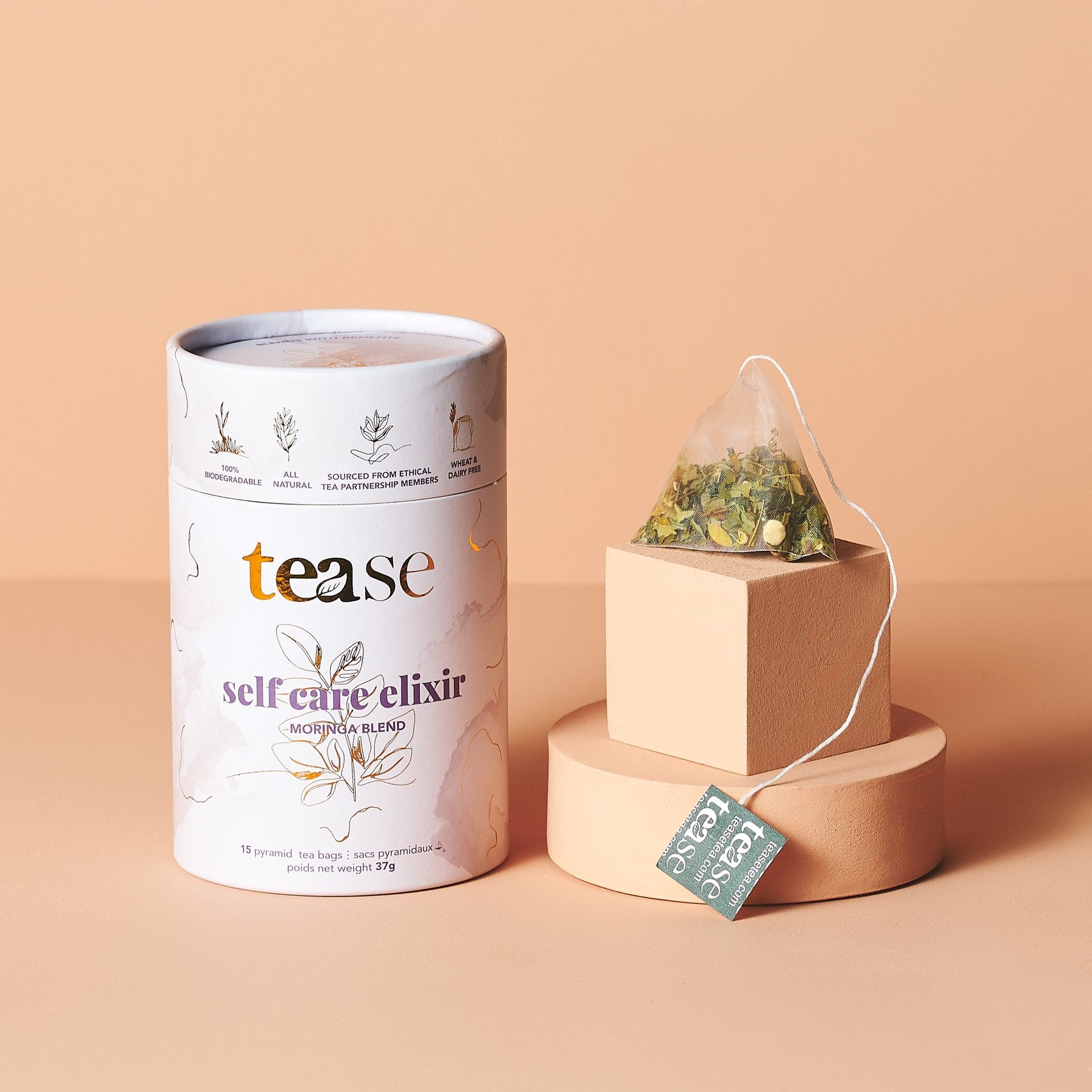 Tease Tea - Self Care Elixir - Moringa Blend – Good Earth Beauty
