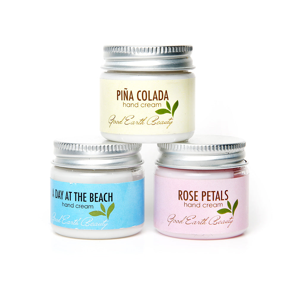 Hand Cream Minis - Set of 3 Samples Good Gift – Good Earth Beauty