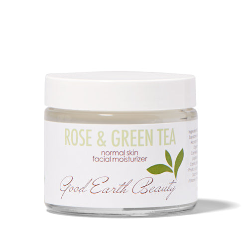 Facial Moisturizer - Rose & Green Tea for Normal Skin – Good Earth Beauty